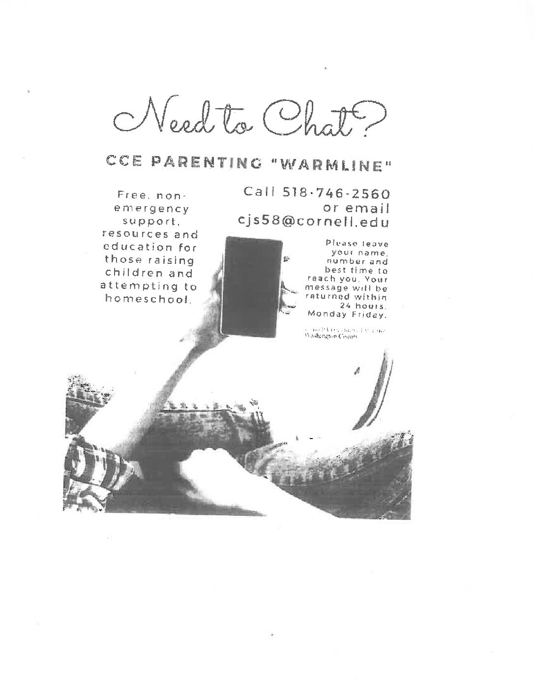 Parent Support Warm-Line